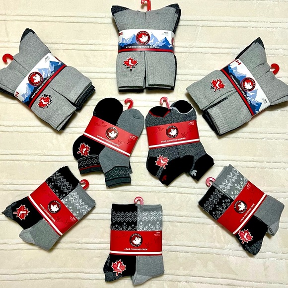 Canada Goose | Accessories | Canada Weather Gear 6pair Various Boot ...